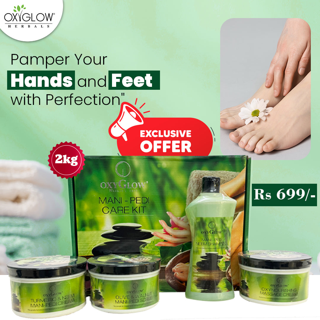 Manicure and Pedicure Care Kit For Rejuvenative Experience – OxyGlow ...