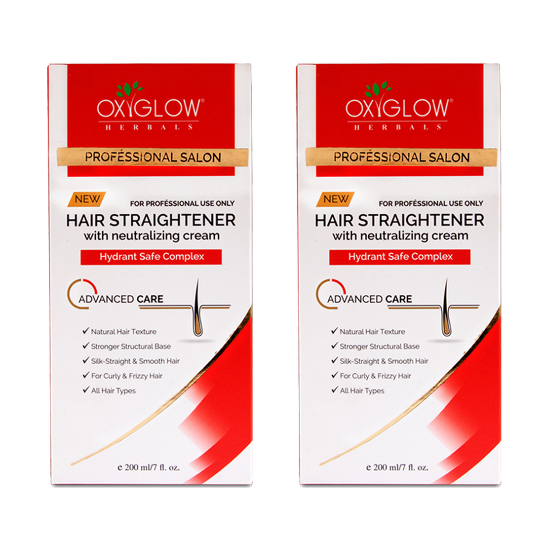 Hair Straightener with Neutralizer Cream - 200 ml - Advance Care ...